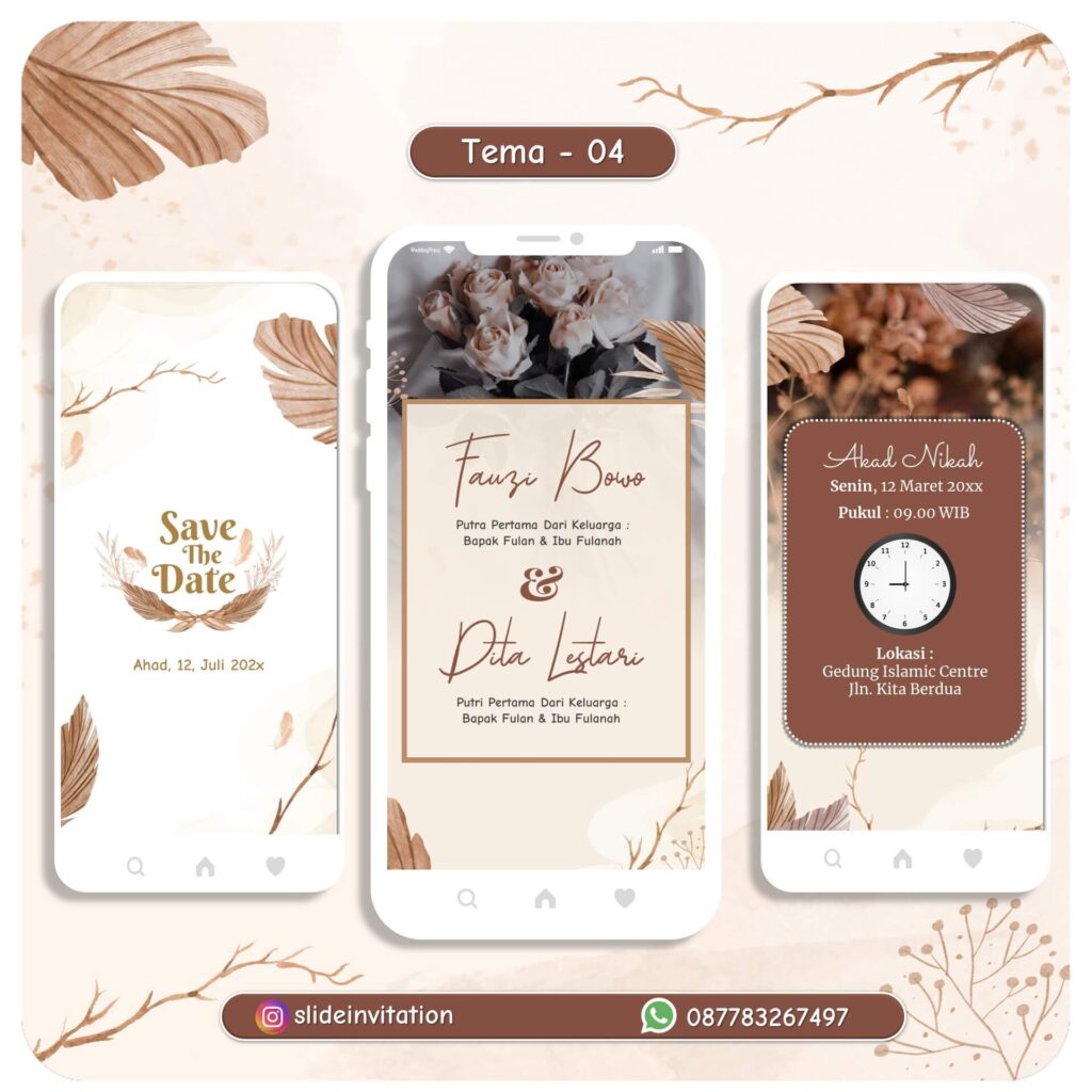 💌Spesialis Jasa Desain Undangan Digital Pernikahan Syar'i💞