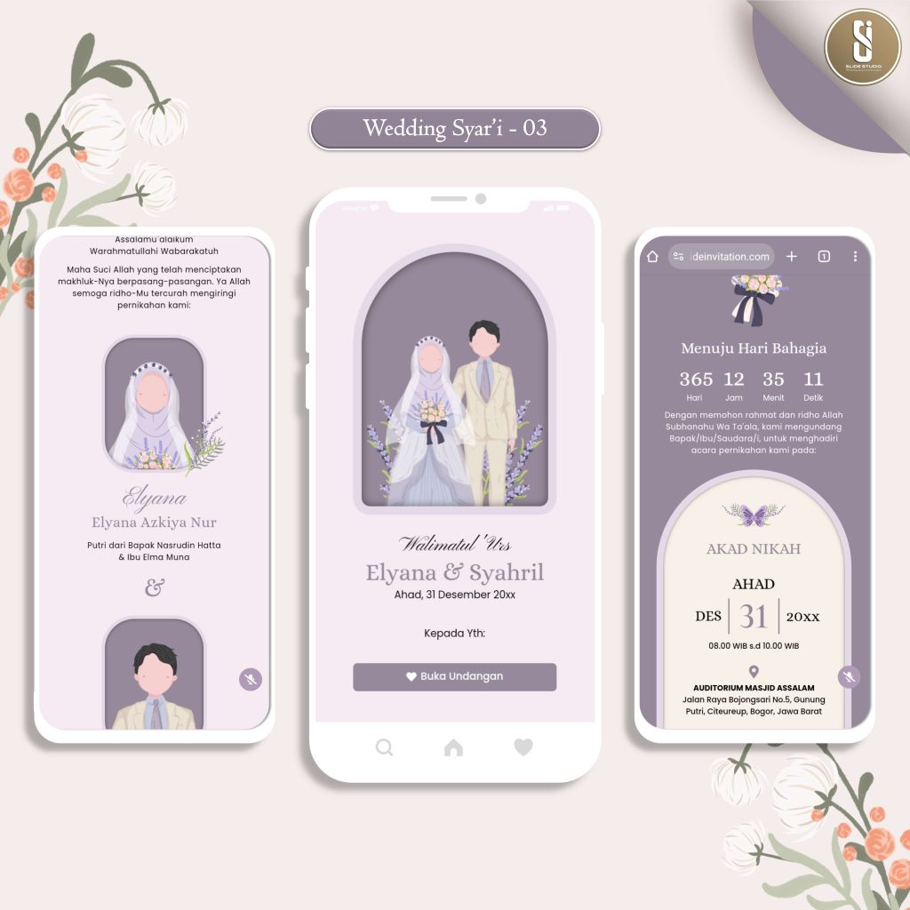 💌Spesialis Undangan Digital Web & Video Pernikahan💌